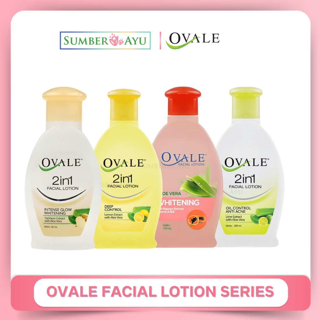 Jual OVALE FACIAL LOTION SERIES | Shopee Indonesia