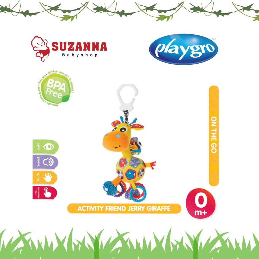 Jual Playgro Activity Friend Jerry Giraffe - Rattle Bayi | Shopee Indonesia