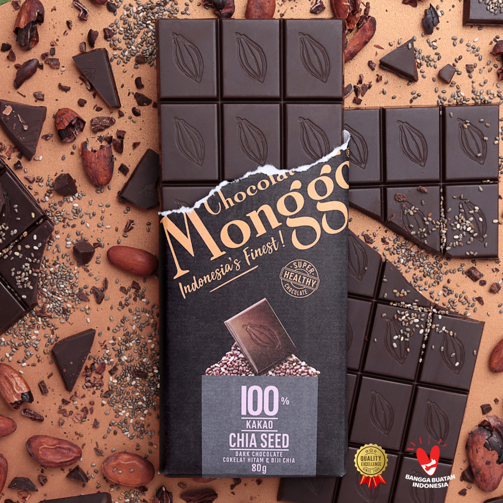 Jual Chocolate Monggo | Dark Chocolate 100% Cocoa | Cokelat Hitam ...