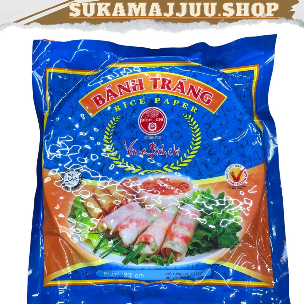 Jual PROMO TERBAIK|RICE PAPER BANH TRANG ISI 5|Bich Chi Banh Trang Rice ...