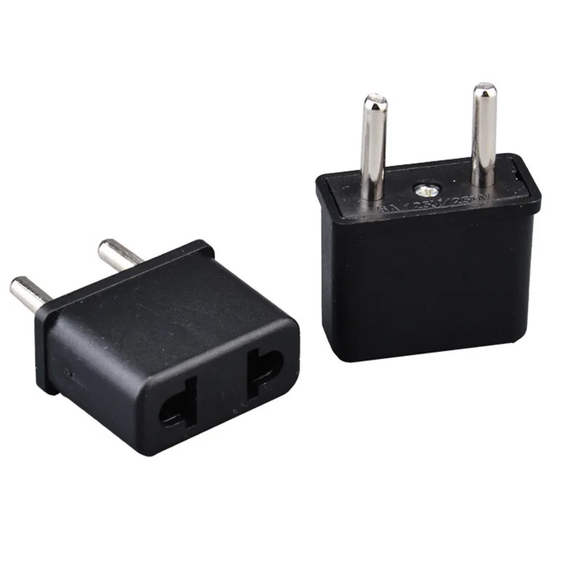Jual Travel Adapter Bulat Colokan Listrik Gepeng Ke Bulat Over Steker ...