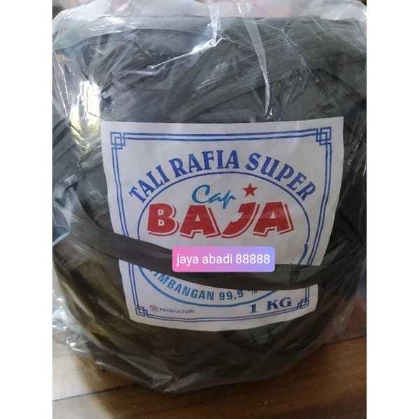 Jual TALI RAFIA warna HITAM ,UNGU, MERAH, HIJAU, BIRU, KUNING 1kg ...