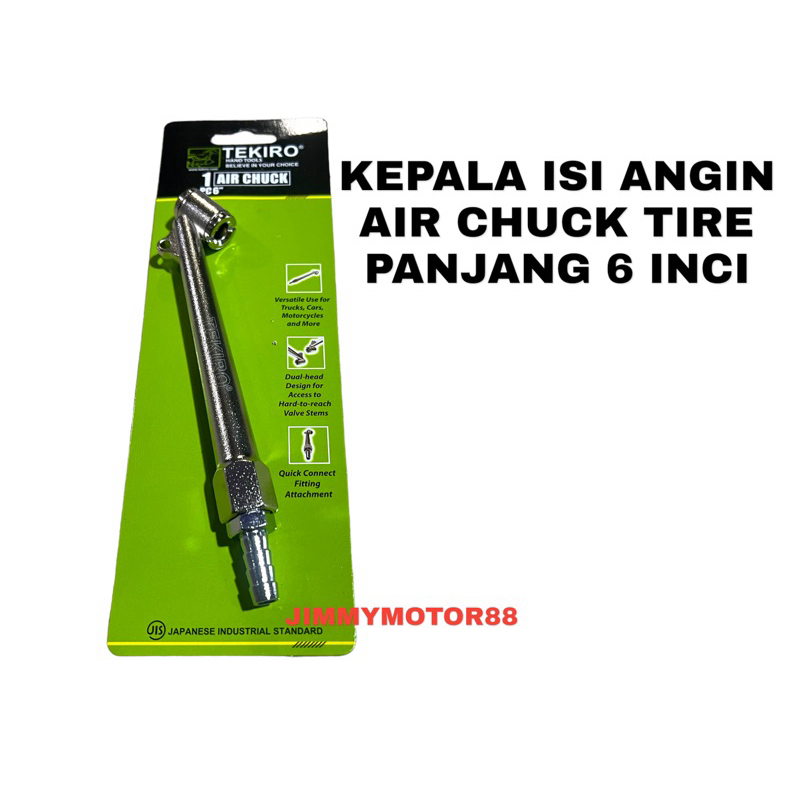 Jual TEKIRO AIR CHUCK KEPALA ISI ANGIN PANJANG 6 INCI AIR CHUCK BAN ...
