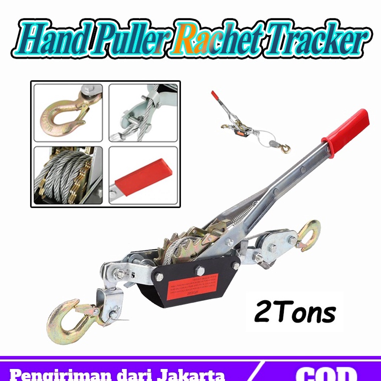 Jual ART L9T7 siapHand Puller Rachet Tracker Hand Takel Kapasitas 2 ton ...
