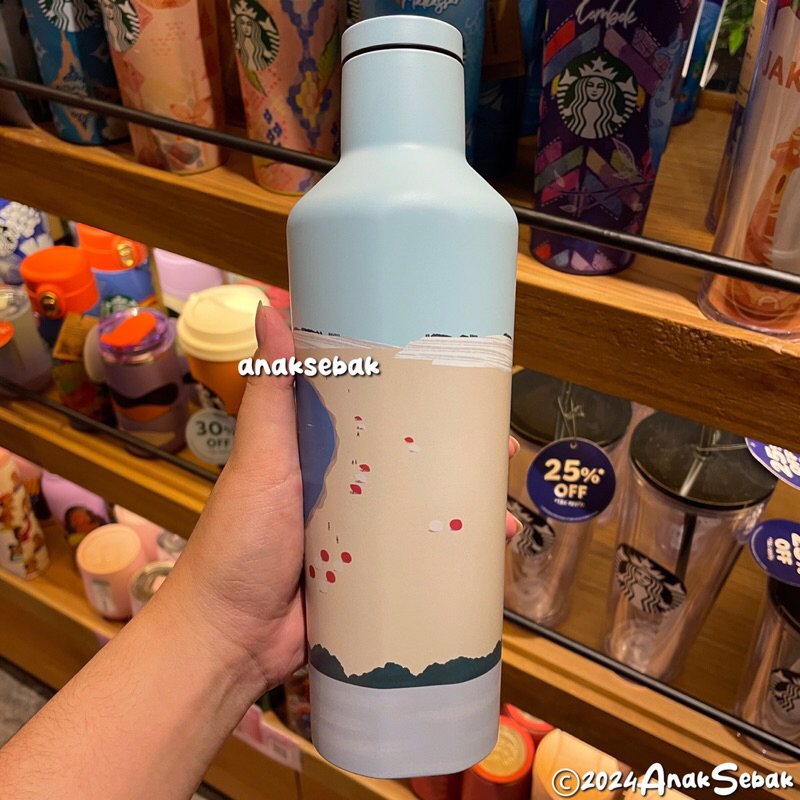 Jual Starbucks Stainless Corkcicle Boat Sailing Siren 16oz Summer 2024 ...