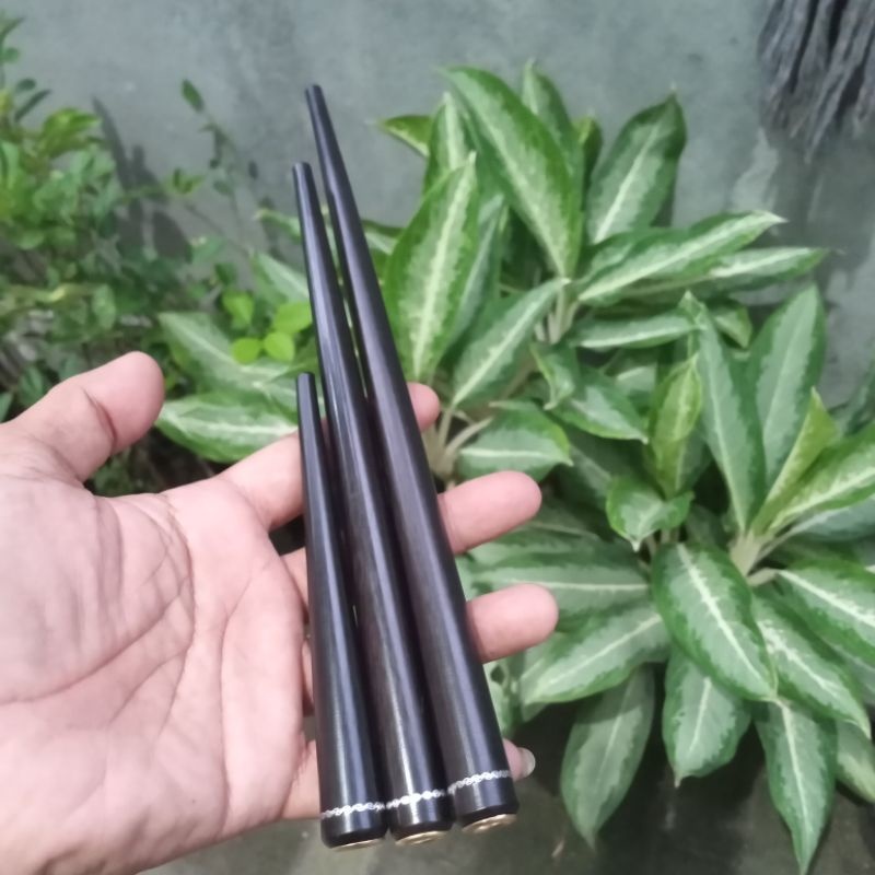 Jual Once pipa rokok kayu galih kelor hitam motif lurus Murah | Shopee ...