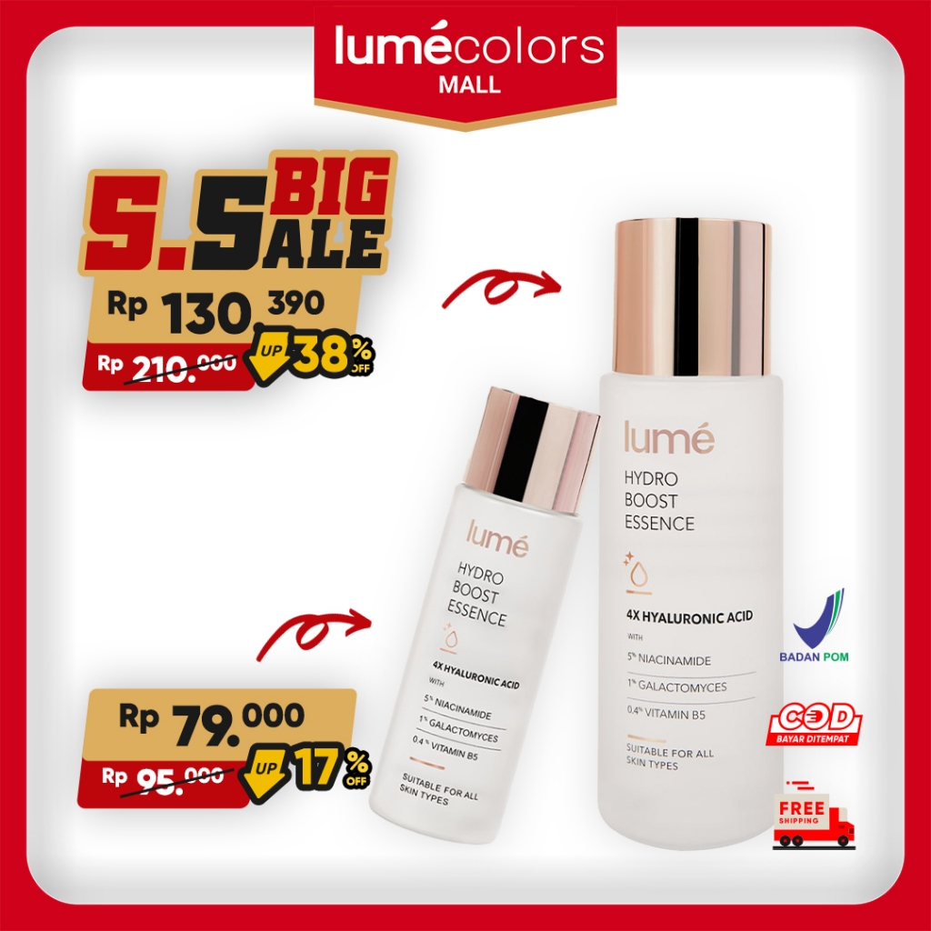 Jual LUME Skincare Hydro Boost Essence Mencerahkan | Shopee Indonesia