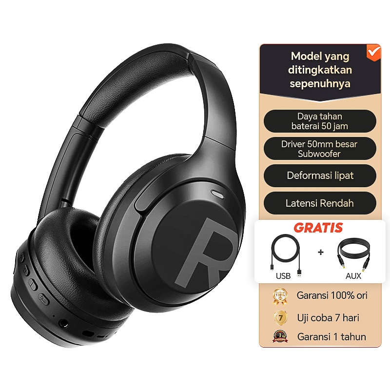 Jual M6 Headphone Bluetooth 5.3 Dual HIFI Stereo Noise Reduction Bass ...