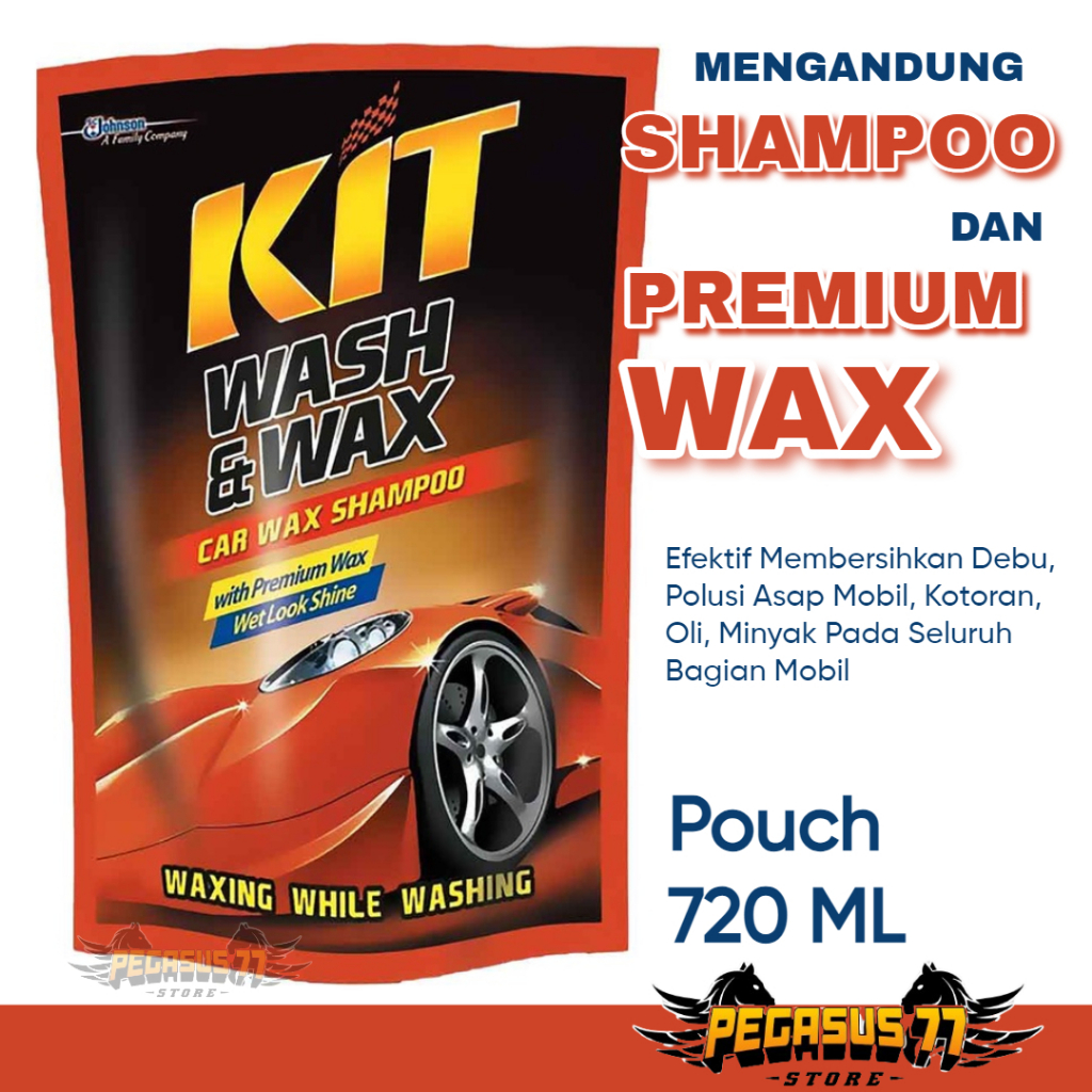 Jual SHAMPOO MOBIL MOTOR TERBAIK KIT WASH AND WAX | Shopee Indonesia