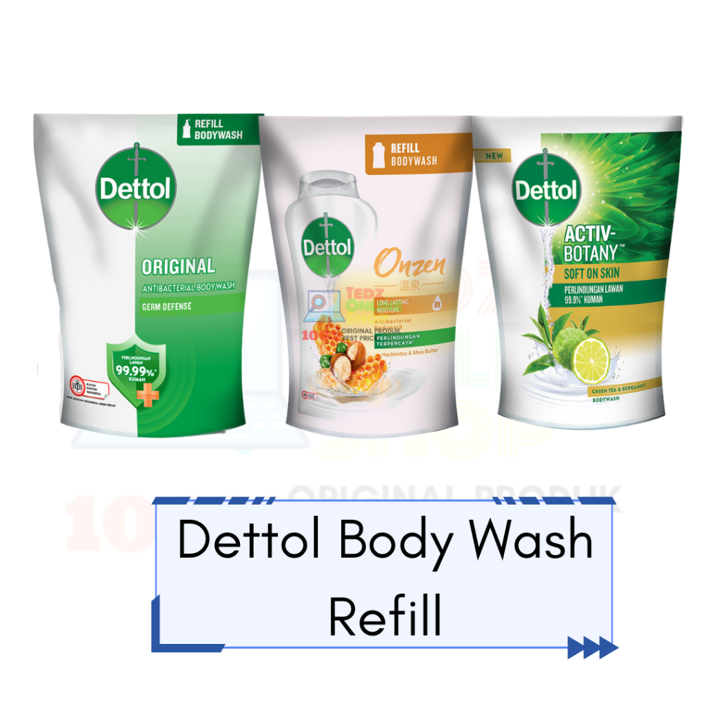Jual Dettol Body Wash Refill 410G | Shopee Indonesia