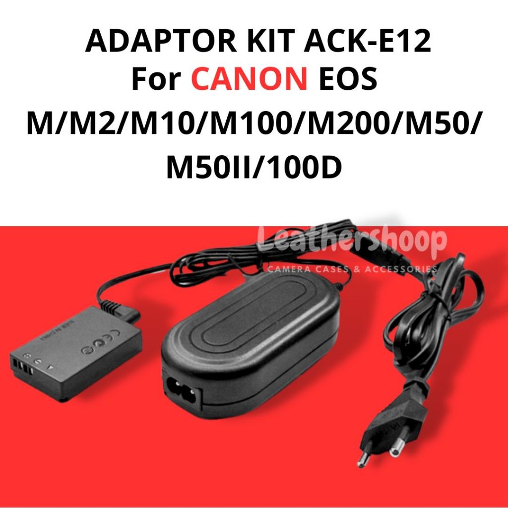 Jual LP-E12 ACK-E12 DR-E12 Dummy Adapter AC Power DC Coupler Canon M10 ...