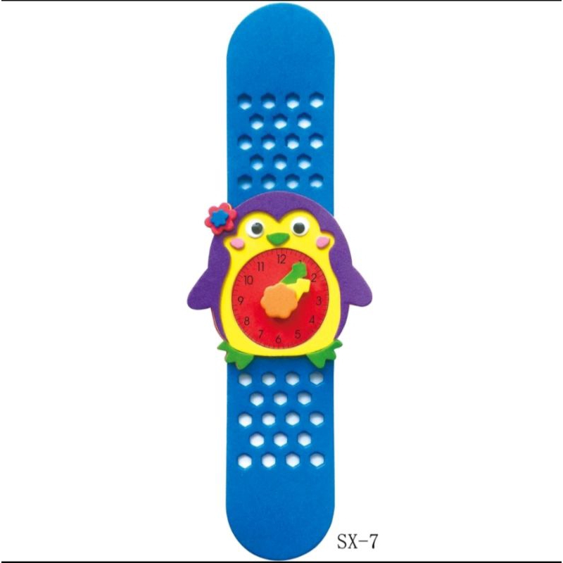 Jual MAINAN EDUKASI JAM TANGAN EVA / DIY MEMBUAT MENEMPEL JAM TANGAN ...