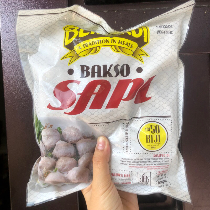 Jual Bernardi Bakso Sapi Besar 50pcs 680gr | Shopee Indonesia