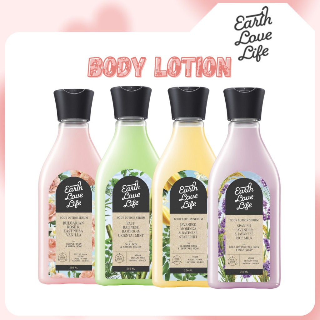 Jual EARTH LOVE LIFE Body Lotion Serum 250ml | Shopee Indonesia