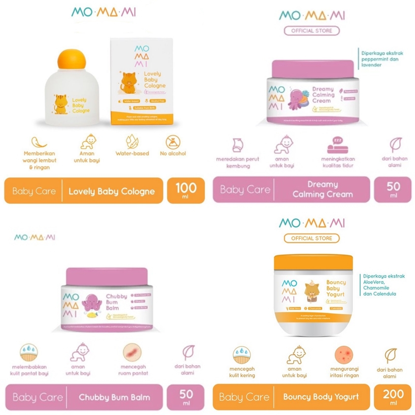 Jual MOMAMI LOVELY BABY COLOGNE PARFUM BAYI 100ML | MOMAMI DREAMY ...