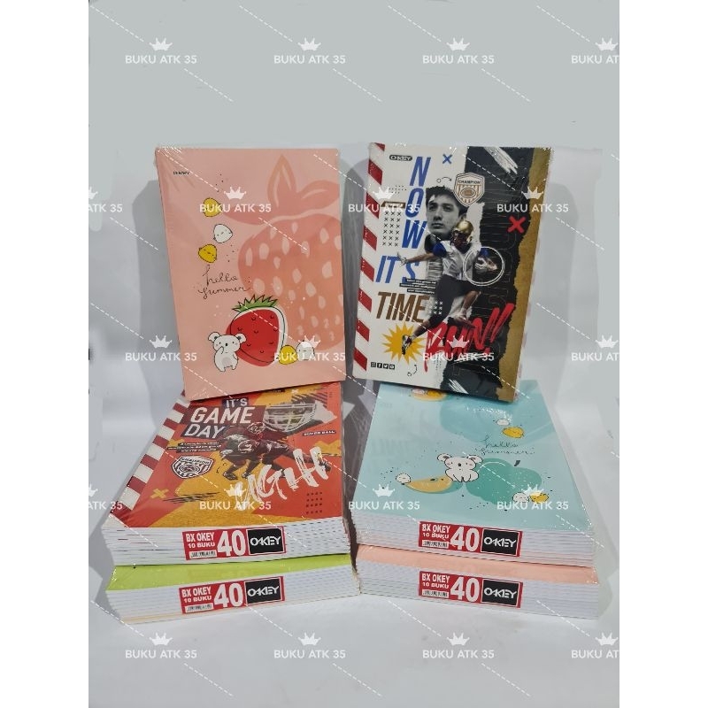 Jual Buku Tulis MURAH OKEY BOXY isi 40 lembar (produk KIKY) | Shopee ...