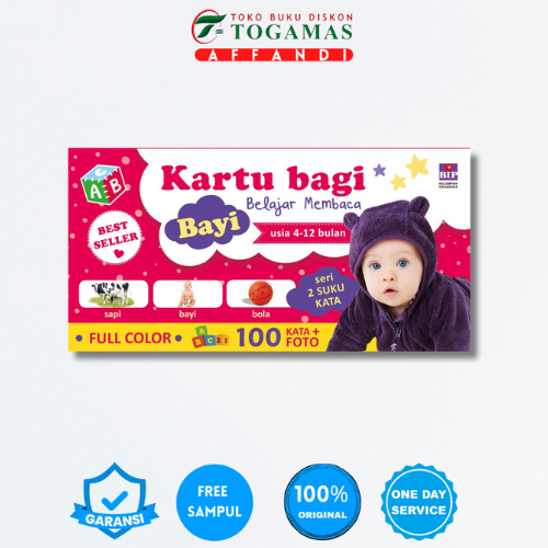 Jual KARTU BAYI BELAJAR MEMBACA USIA 4-12 BULAN - TIM BIP | Shopee Indonesia