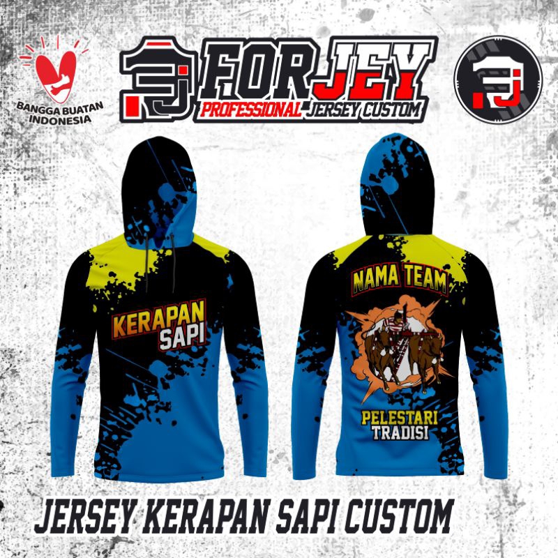 Jual JERSEY KERAPAN SAPI PROFESSIONAL CUSTOM | Shopee Indonesia