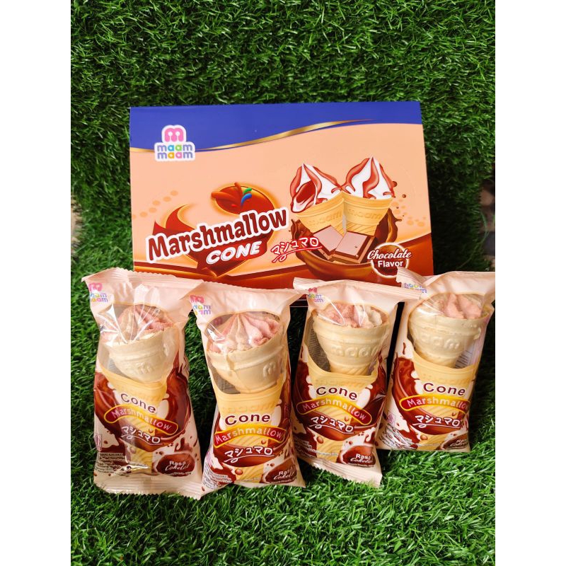 Jual MARSMALLOW MAAM CONE CUP SATU BOX ISI 12PCS | Shopee Indonesia