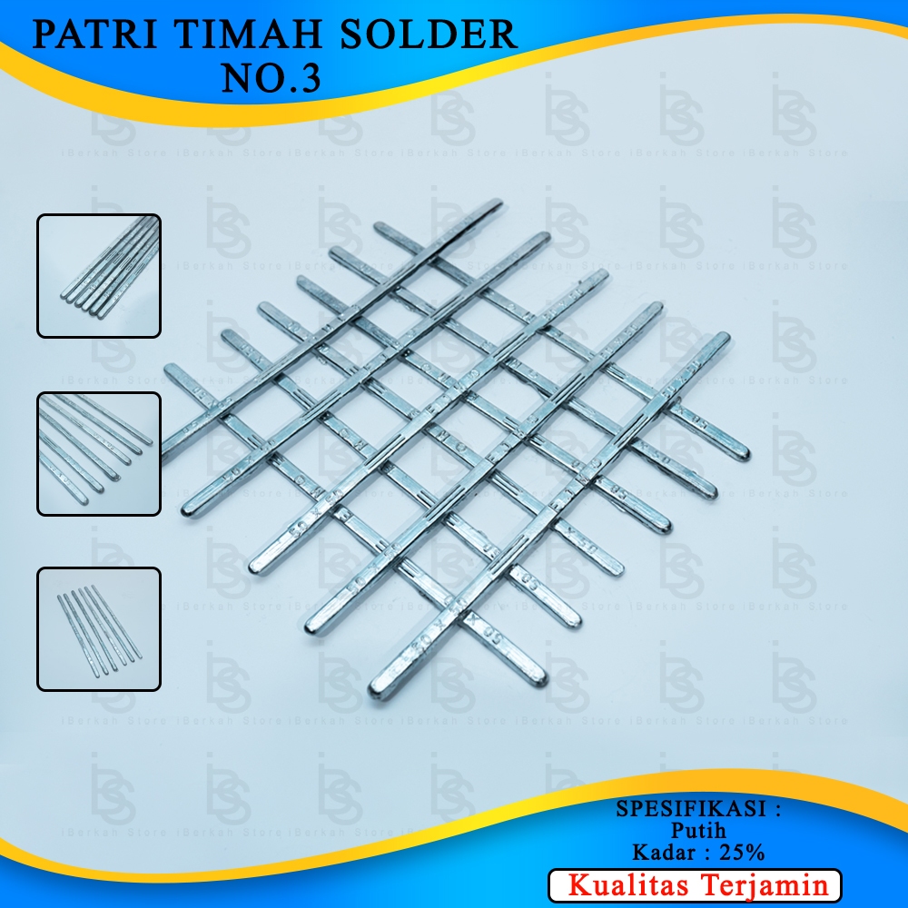 Jual Stick Timah Patri Solder Putih Per Kg No.3 / Timah batangan 1kg ...