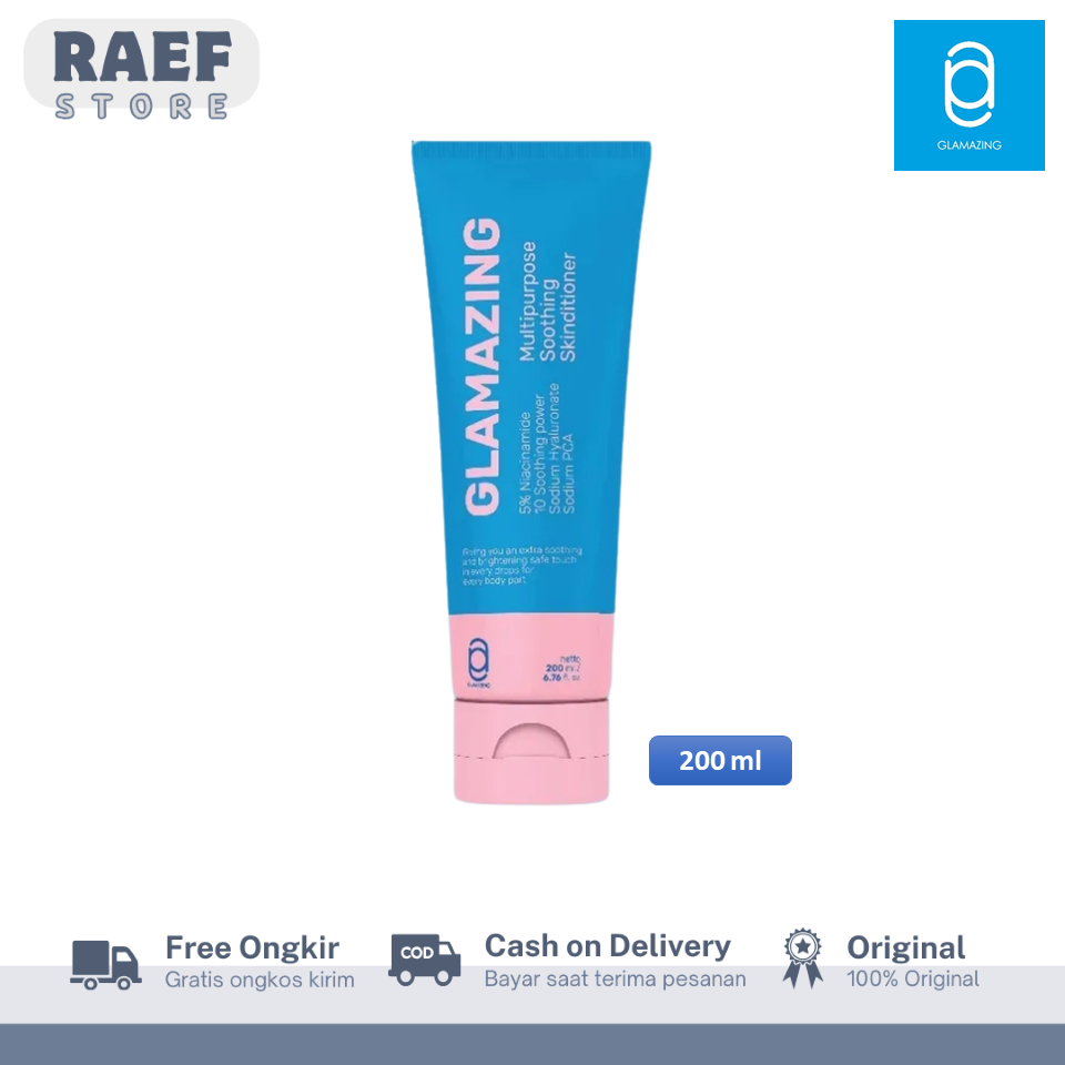 Jual GLAMAZING MULTIPURPOSE SOOTHING SKINDITIONER 200ml | Shopee Indonesia