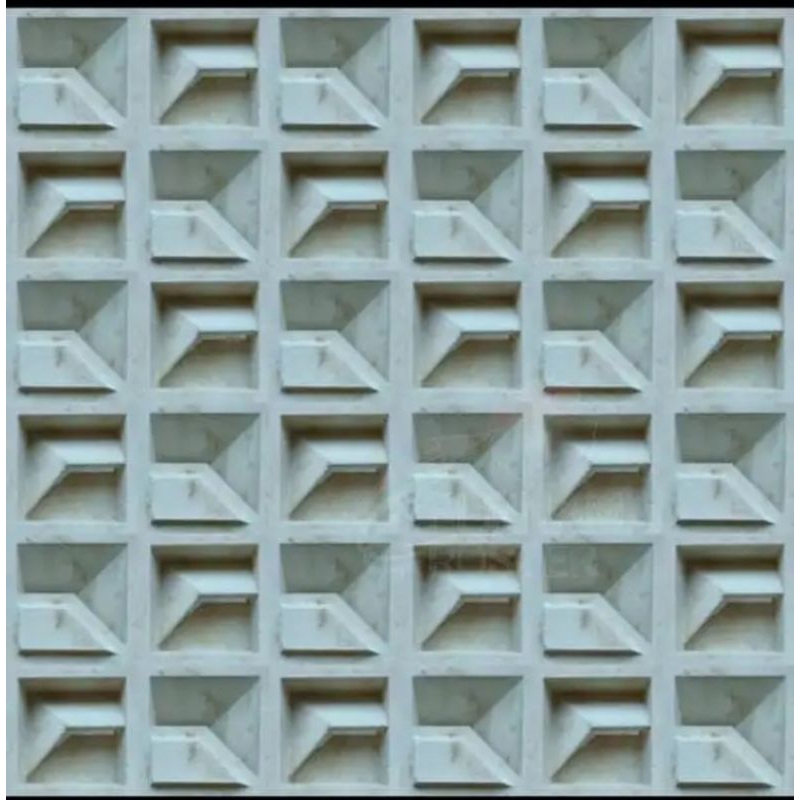 Jual cetakan roster fiber ukuran 20x20/ cetakan angin angin minimalis ...