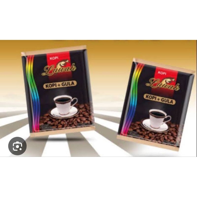 Jual KOPI LUWAK HITAM PLUS GULA 1 RENCENG 18 pcs | Shopee Indonesia