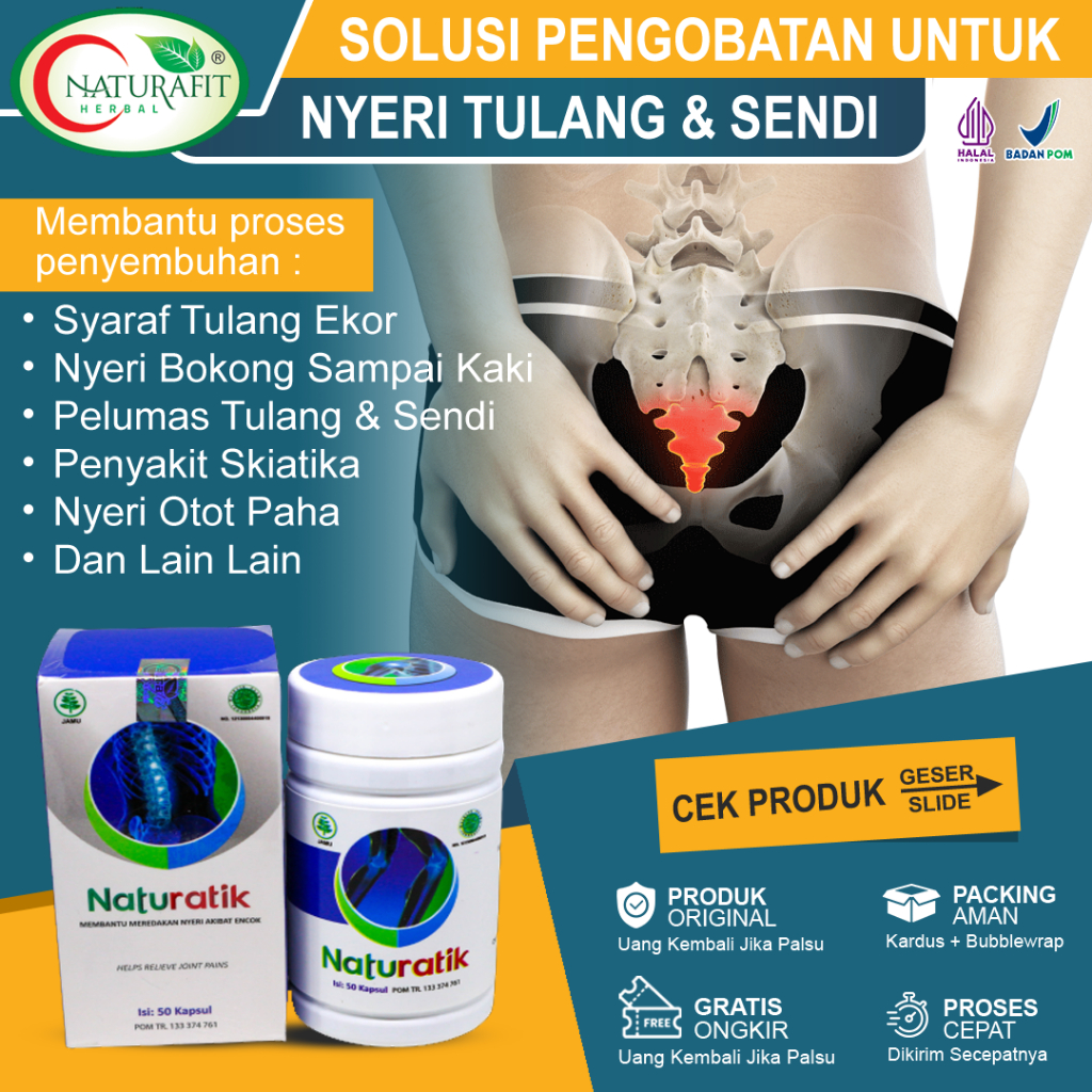 Jual Obat Syaraf Tulang Ekor Kejepit Paling Ampuh Nyeri Bokong Sampai Kaki Sakit Pantat Sciatica ...