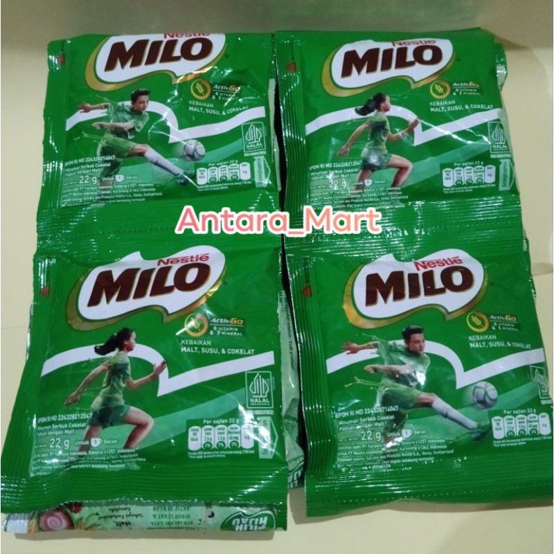 Jual Milo Active Go sachet 22 gram BELI 10 GRATIS 1 | Shopee Indonesia
