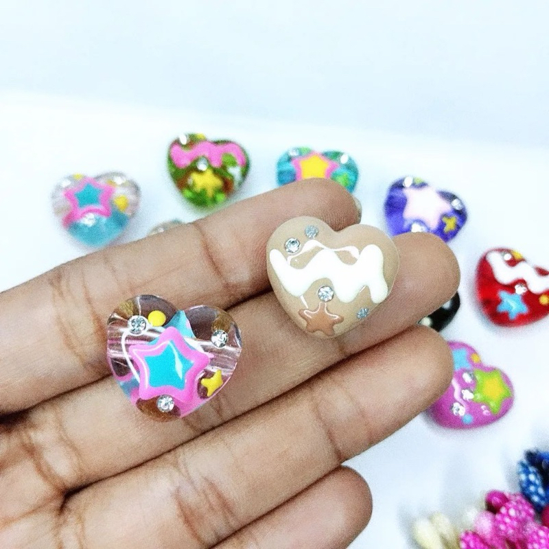 Jual (1pcs) Manik Love Lukis Fancy Luxury | Shopee Indonesia