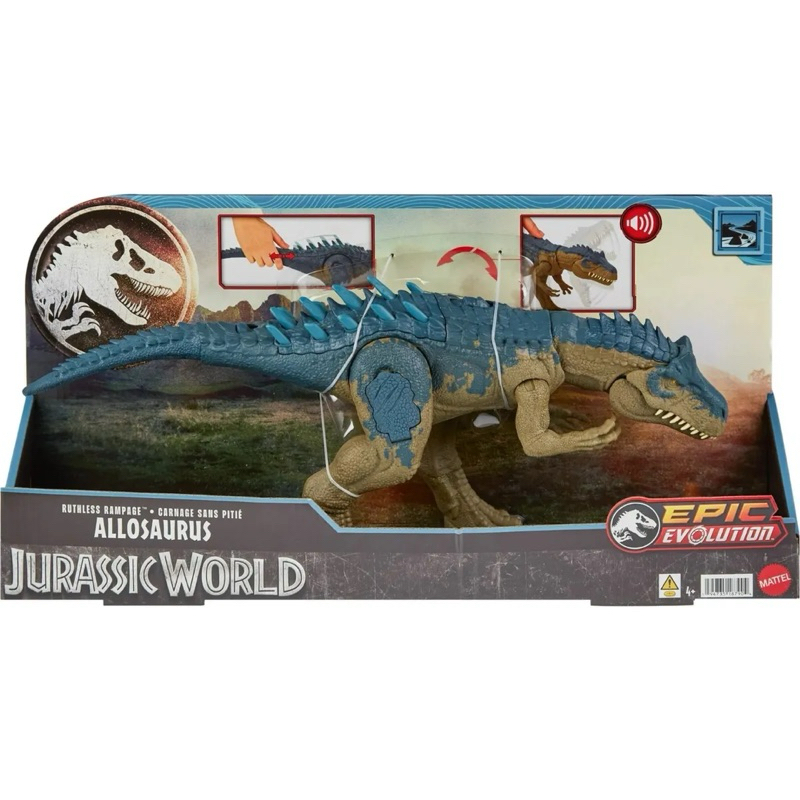 Jual Jurassic World Ruthless Rampaging Allosaurus Epic Evolution Dino ...