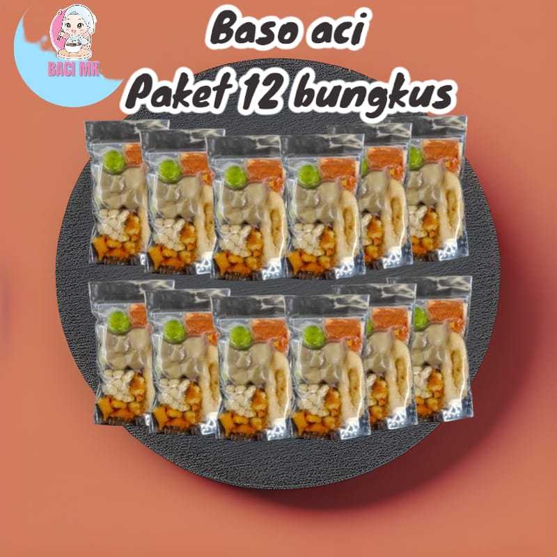 Jual BASO ACI INSTAN PAKET 12 BUNGKUS PEDAS PAKET USAHA HEMAT | Shopee ...