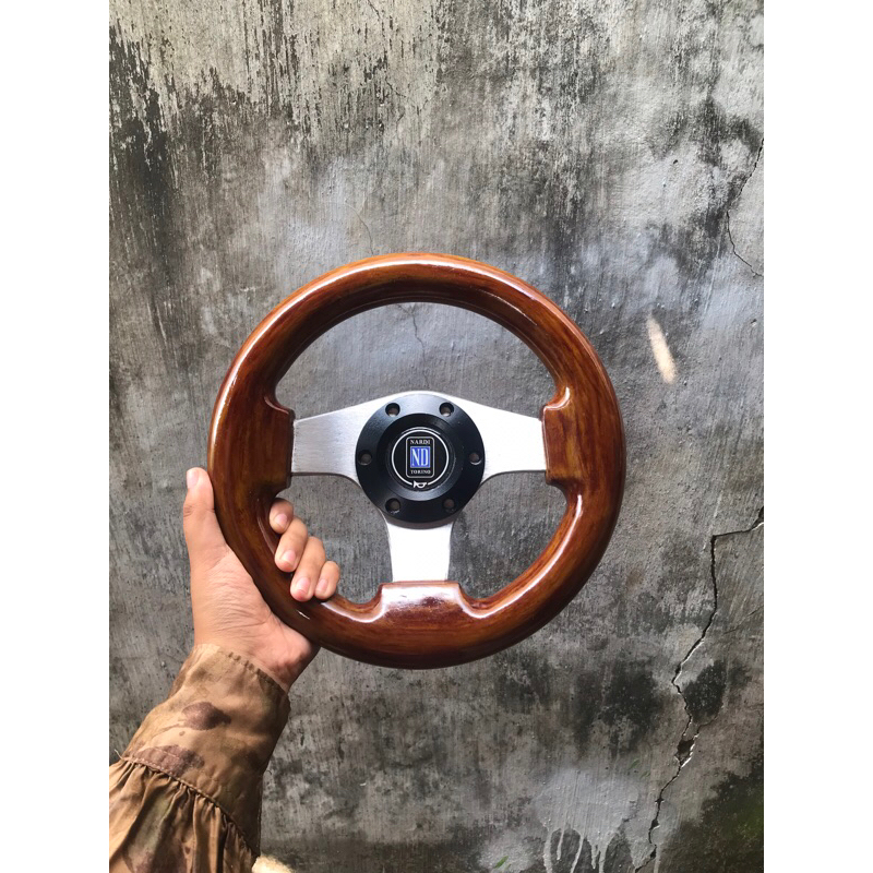 Jual setir racing mobil kayu nardi ukuran 10 inchi yang viral di TikTok ...