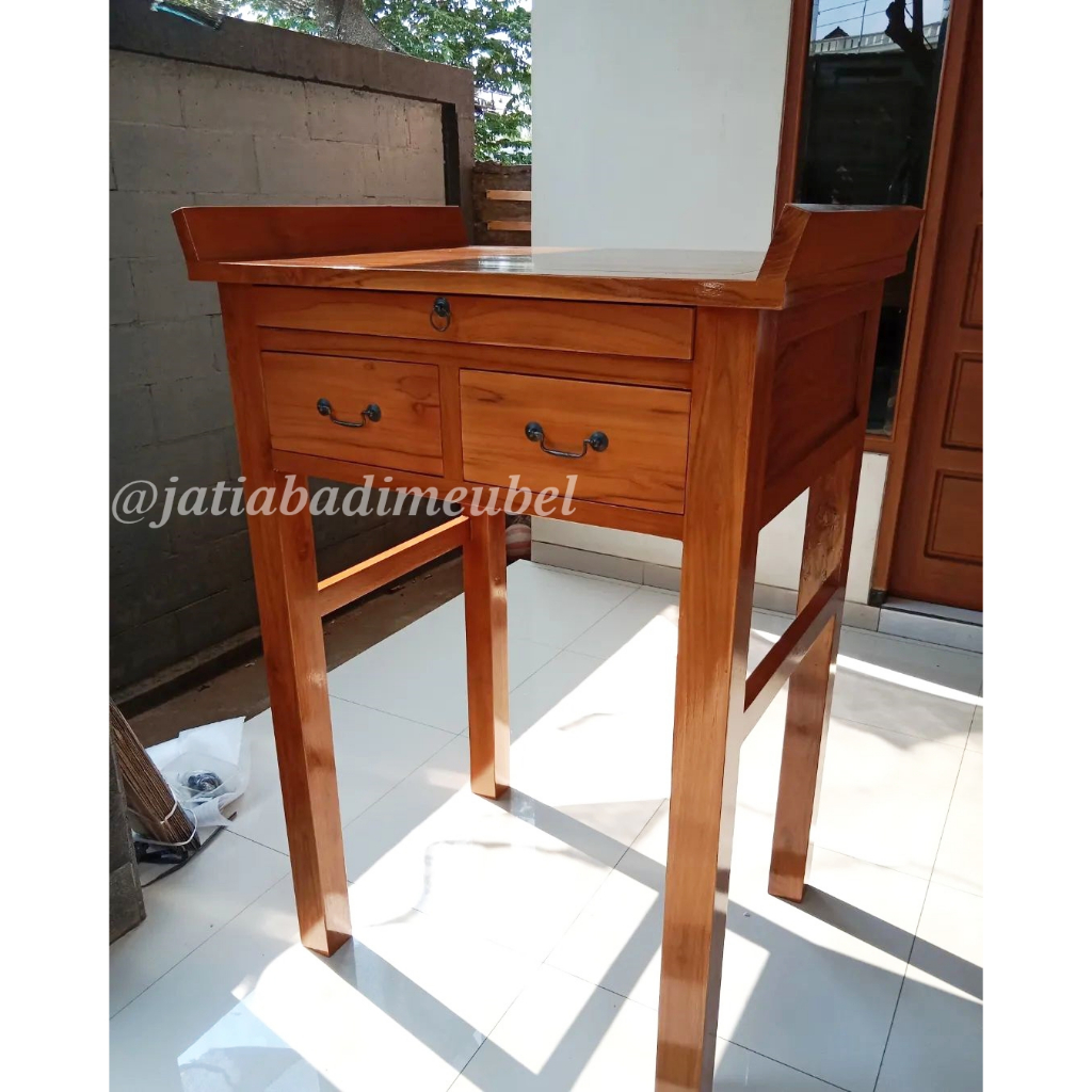Jual Meja Sembahyang Meja Altar Meja Leluhur Minimalis Kayu Jati ...
