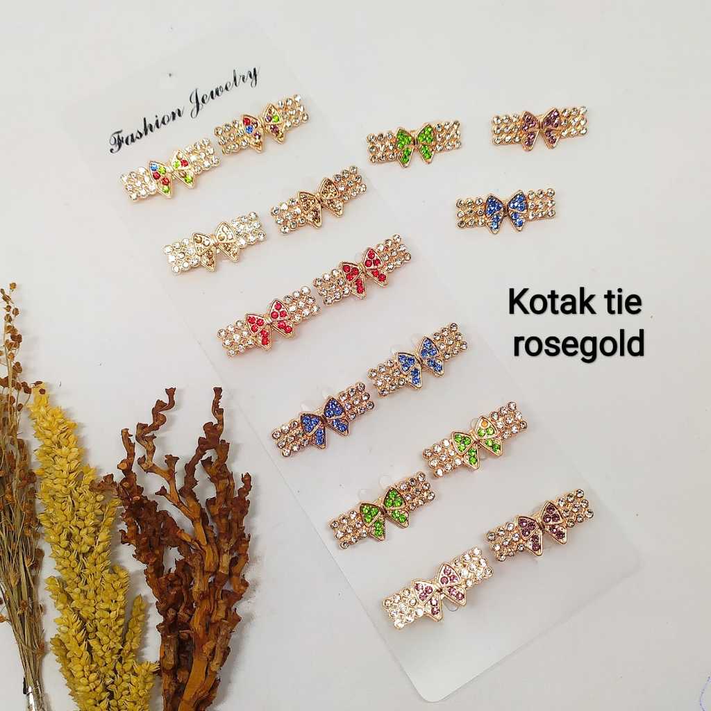 Jual TERMURAH 1 lusin (12 PCS ) Bros dagu gold silver / bros mewah ...