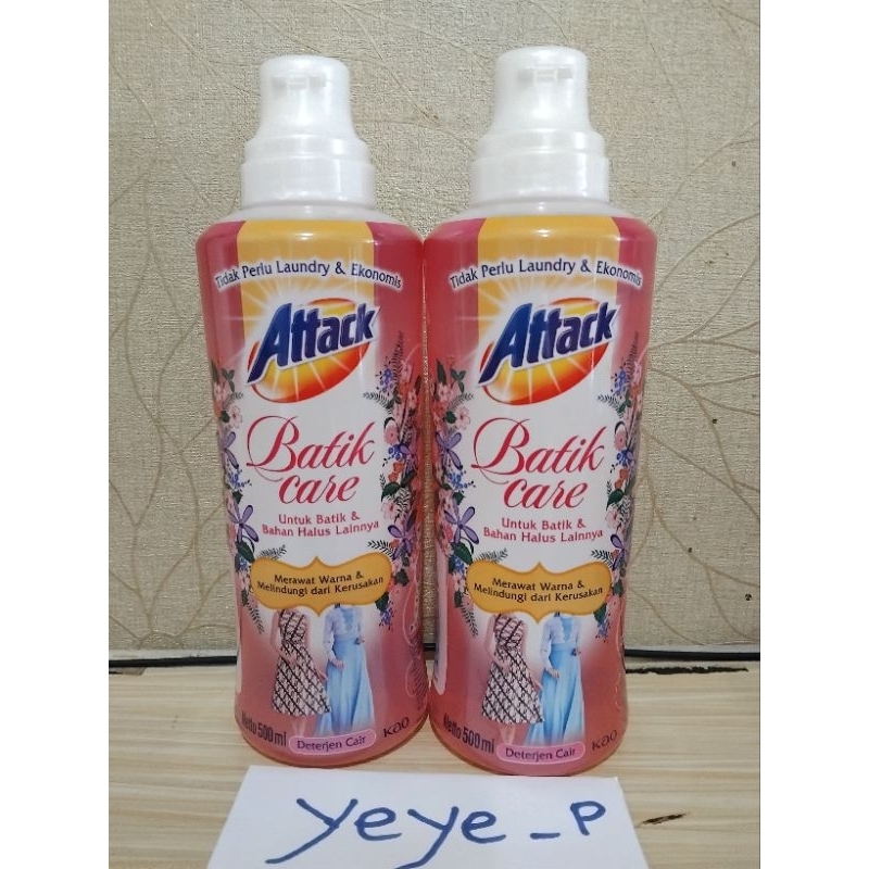 Jual Attack Batik Care Deterjen Cair [400mL/ pouch] [500ml botol ...