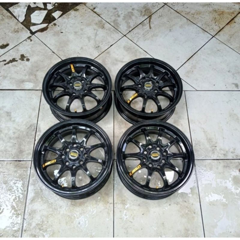 Jual VELG MOBIL RACING R14 VOLK RAYS CE28 RING 14X6 PCD 8X100/114 ET38 ...