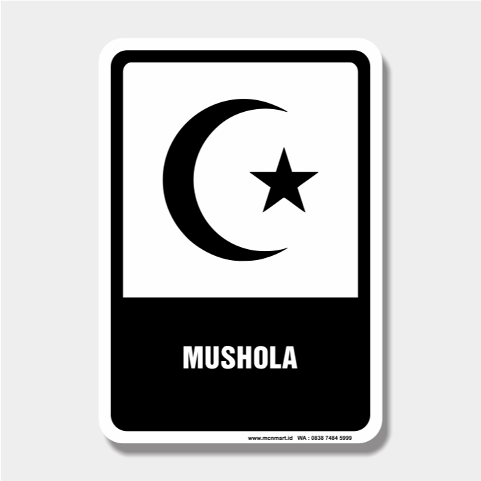 Jual Safety Sign Rambu K3 Sarana Umum - Mushola | Shopee Indonesia