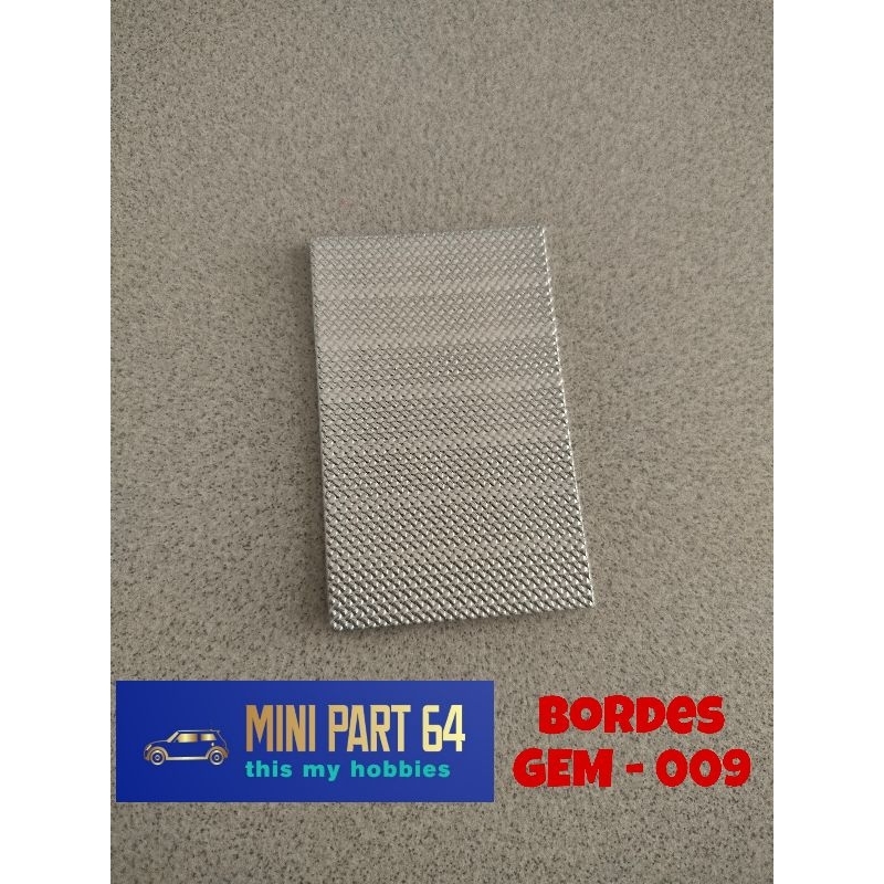 Jual mini Part 64 plat Bordes GEM-009 | Shopee Indonesia