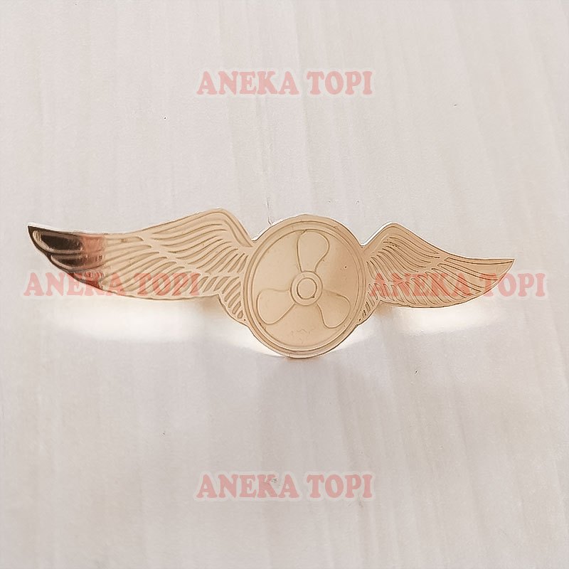 Jual Pin Wing Pelayaran Logo Baling-Baling Lencana Wing Baling Atribut ...