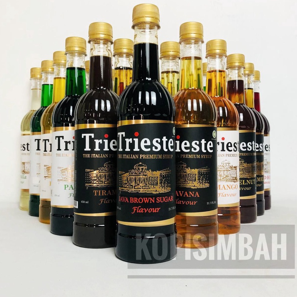 Jual Terbaru Syrup TRIESTE All Varian 65 ml Italian Premium Flavoured ...