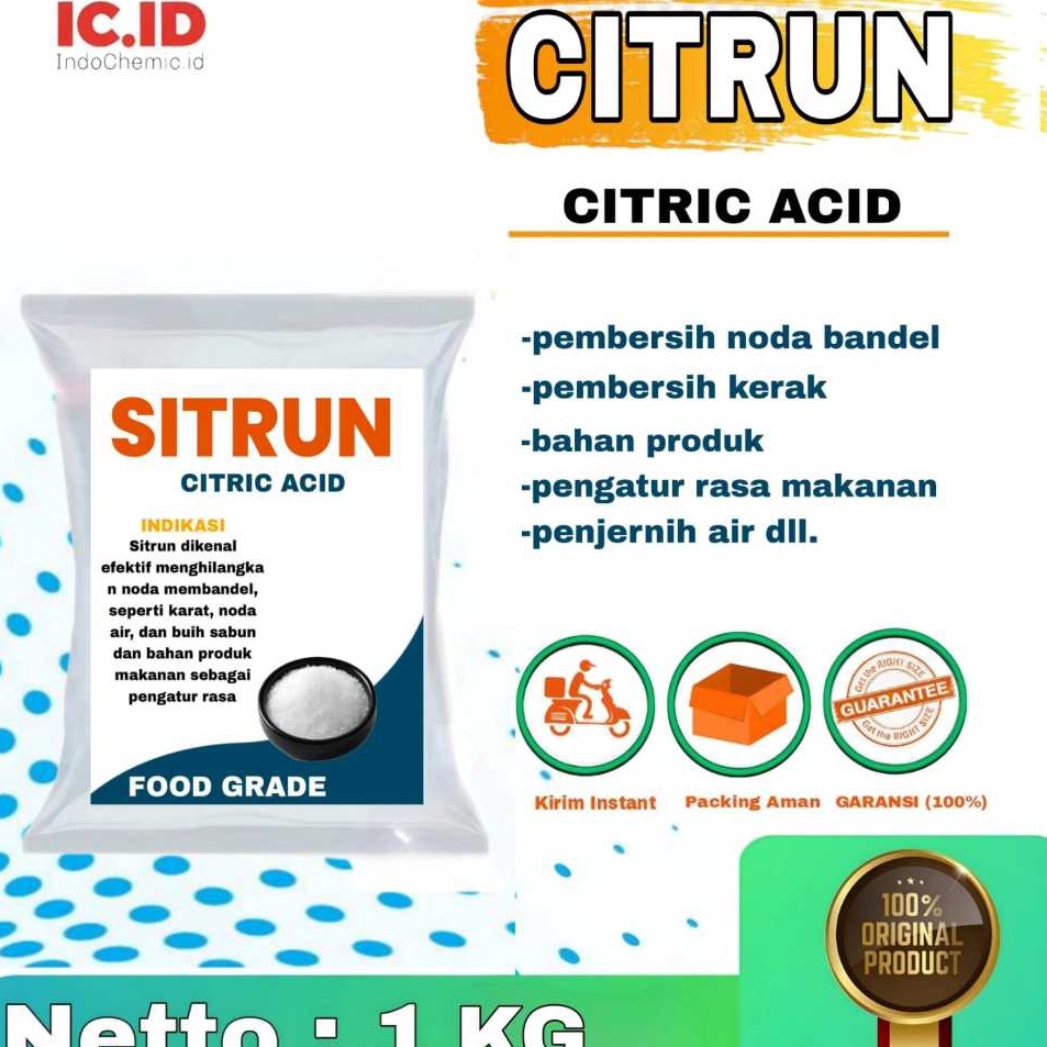 Jual Penawaran Spesial CITRIC ACID SITRUN CITRUN SITRAT 1KG | Shopee ...