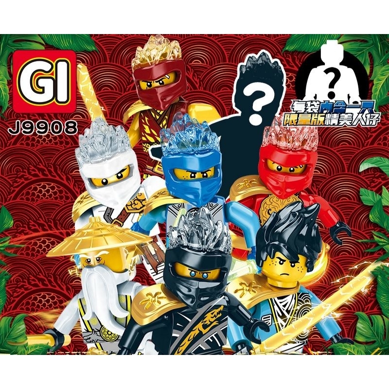 Jual Mainan Anak Karakter Ninja Go Spin Jutsu Spinjitsu Block Brick DIY ...