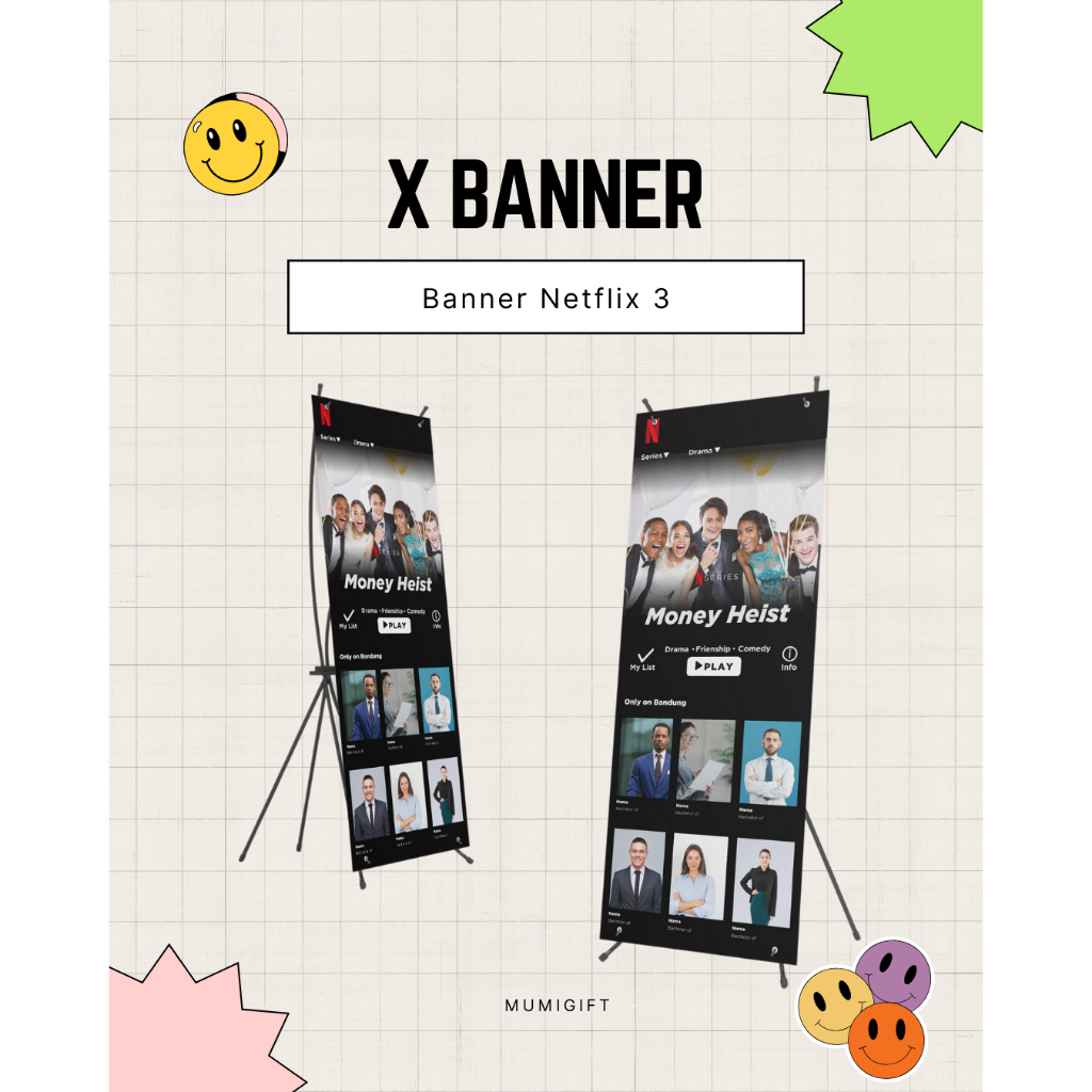 Jual [PART 1] Banner Wisuda/Banner sidang/X Banner/Standing banner ...