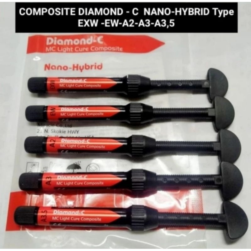 Jual COMPOSITE DIAMOND A2 NANO HYBRID / DENTAL KOMPOSITE ANTERIOR ...