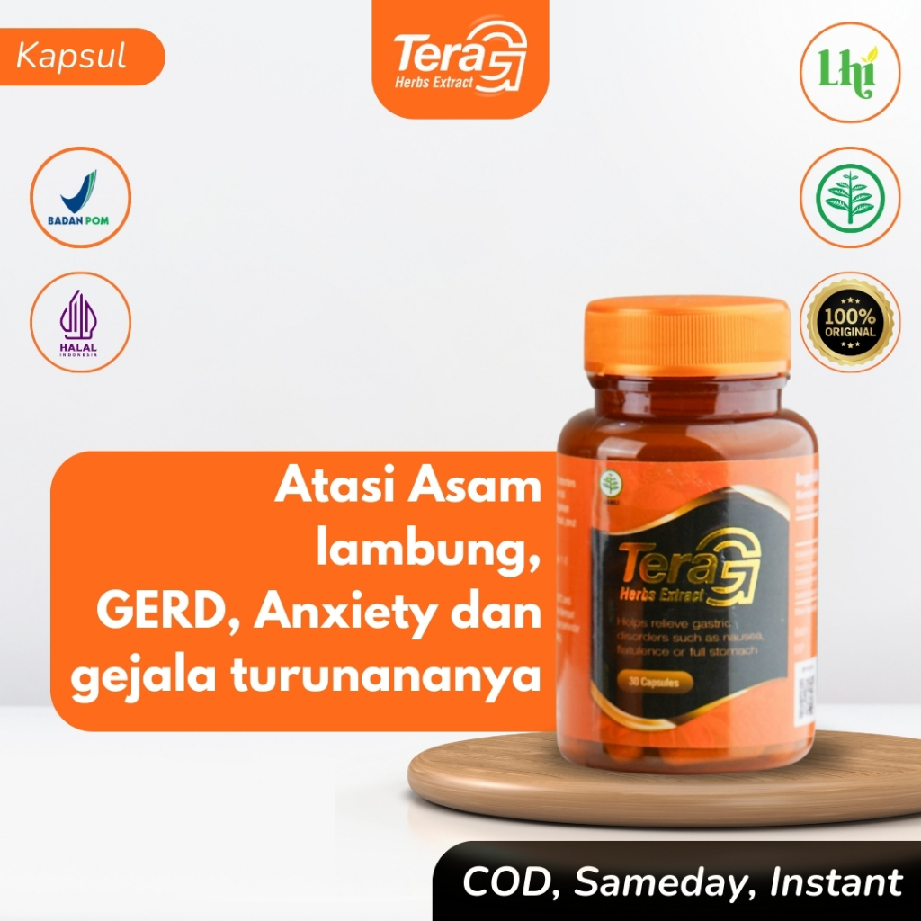 Jual Tera G - Sikat Asam lambung, GERD, dan sensasi lainnya isi 30 ...