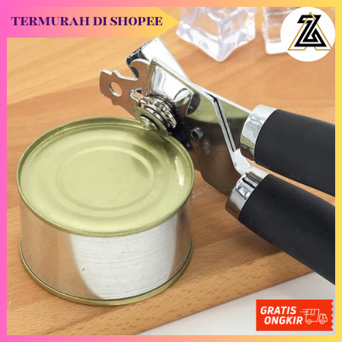 Jual ALAT PEMBUKA BOTOL 3 IN 1 PREMIUM CAN OPENER STAINLESS STEEL ...
