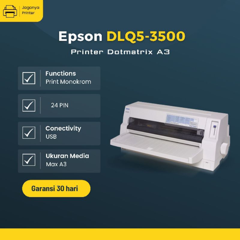 Jual Printer Epson DLQ 3500 Dotmatrix Printer (Second) | Shopee Indonesia
