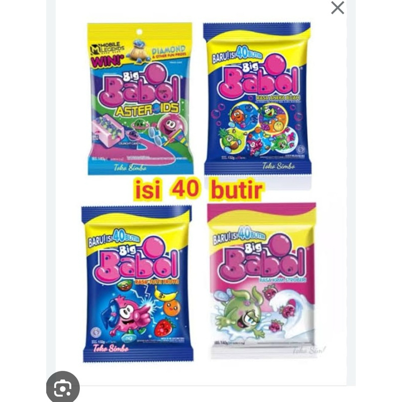 Jual Big Babol bubble gum 128 / 132 gram | Shopee Indonesia