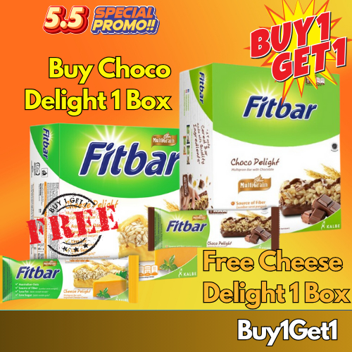 Jual [Buy1Get1] Fitbar Multigrain Delight 2 Box (24pcs) // Kalbe ...